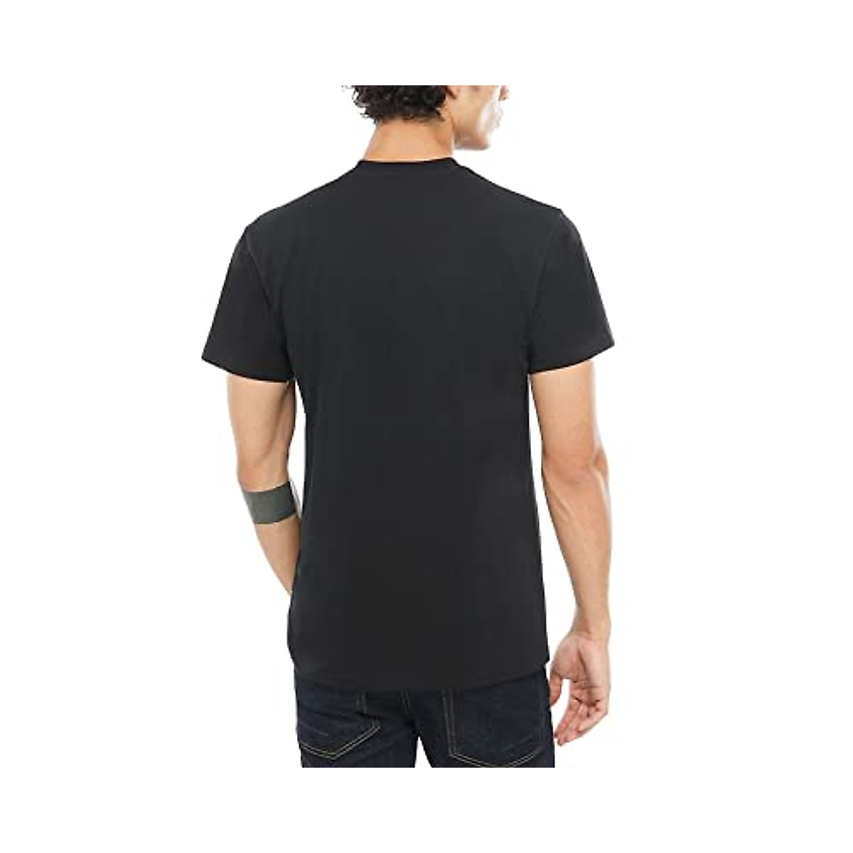 Vans Men's Classic Tee, Black/White, SM