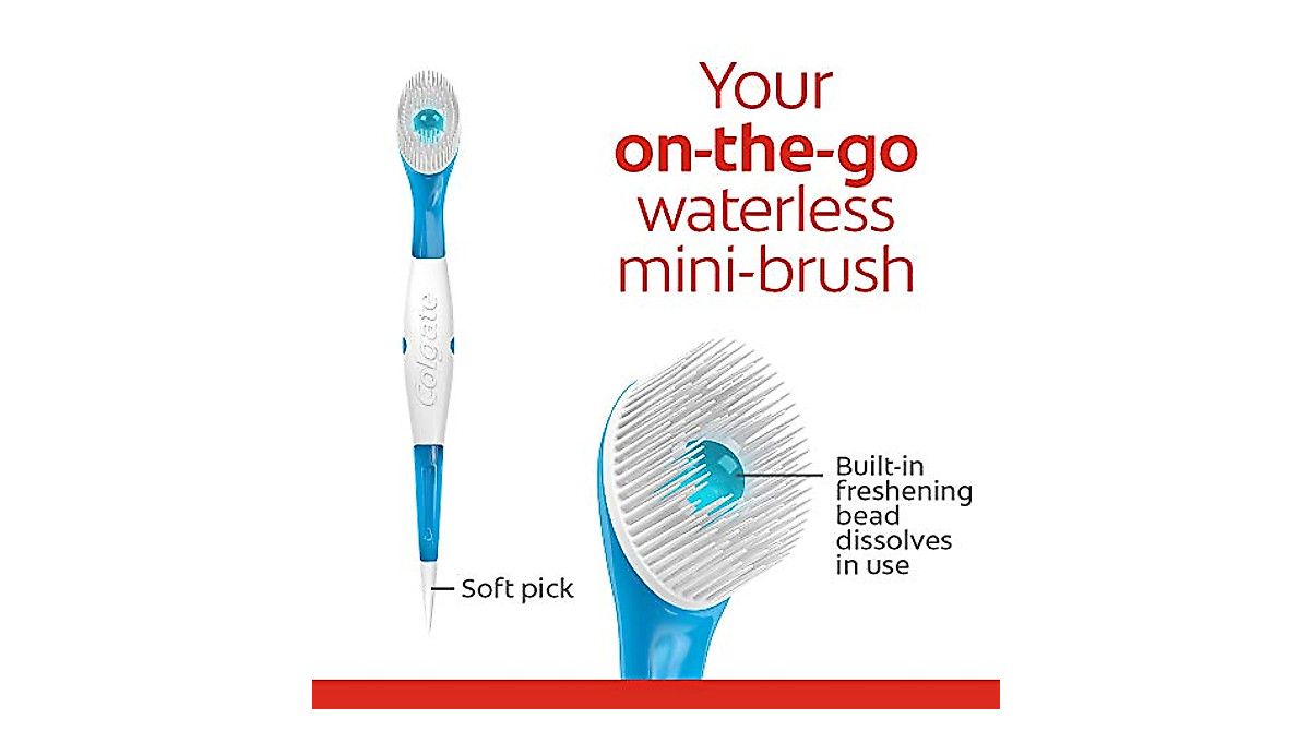 Colgate Wisp Mini-Brush with Coolmint | Travel-Friendly & Whitening