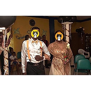 Metme Women's 1920s Scarf Wraps Sequin Deco Fringed Wedding Cape Evening Shawl Vintage Prom (Coffee Gold)