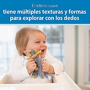 Dr. Brown's Baby Lovey Pacifier and Teether Holder, Deer with Pink HappyPaci, 100% Silicone, 0-6m