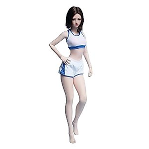 HiPlay TBLeague Seamless Action Figure Anime Body Type and Small Bust 1:6 Scale S44(Pale, with Head)
