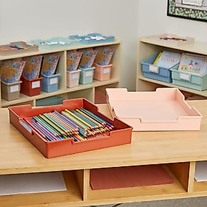 Really Good Stuff Plastic Trays - Boho Set of 6