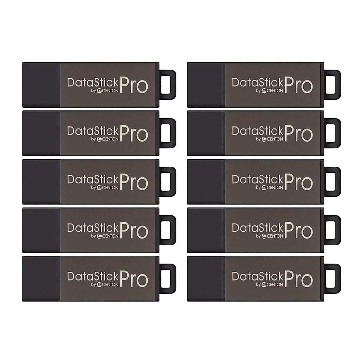 Centon Electronics DataStick Pro USB 2.0 Flash Drive, 32 GB, Grey