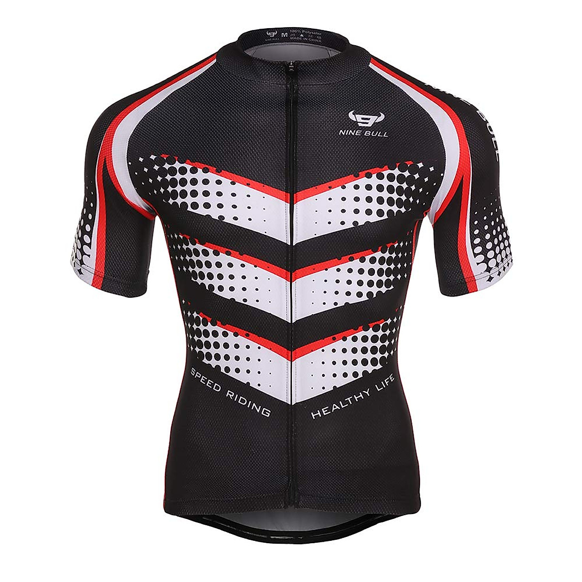Men's Cycling Jersey Set - Reflective Quick-Dry Biking Shirt and 3D Padded Cycling Bike Shorts