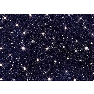 Yongqian Night Sky Star Backdrops Universe Space Theme Starry Photography Backdrop Galaxy Stars Children Boy 1st Birthday Party Photo Background Newborn Baby Shower Banner Studio Booth Vinyl 7x5ft