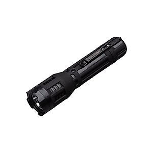 SABRE Stun Gun with LED Flashlight, Powerful Pain Inducing 1.820 µC Charge, 120 Lumens, Rechargeable Battery, Safety Switch, Includes Wrist Strap and Belt Holder, Black Stun Gun, 6.3"