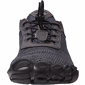 Joomra Womens Barefoot Road Running Shoes Size 8.5 Minimalist Wide Camping for Ladies Zero Drop Fitness Jogging Hiking Trekking Toes Workout Trail Sneakers Dark Grey 39