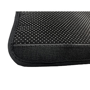 Wanty 2 Pieces Home Office Polyester Removable Durable Machine Washable Office Chair Armrest Slipcovers Covers Protect Armrests (Black)