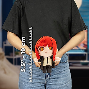 NINJAMO Chainsaw Anime Man Super Soft Plush 8" in Makima Cute Stuffed Plushie Doll