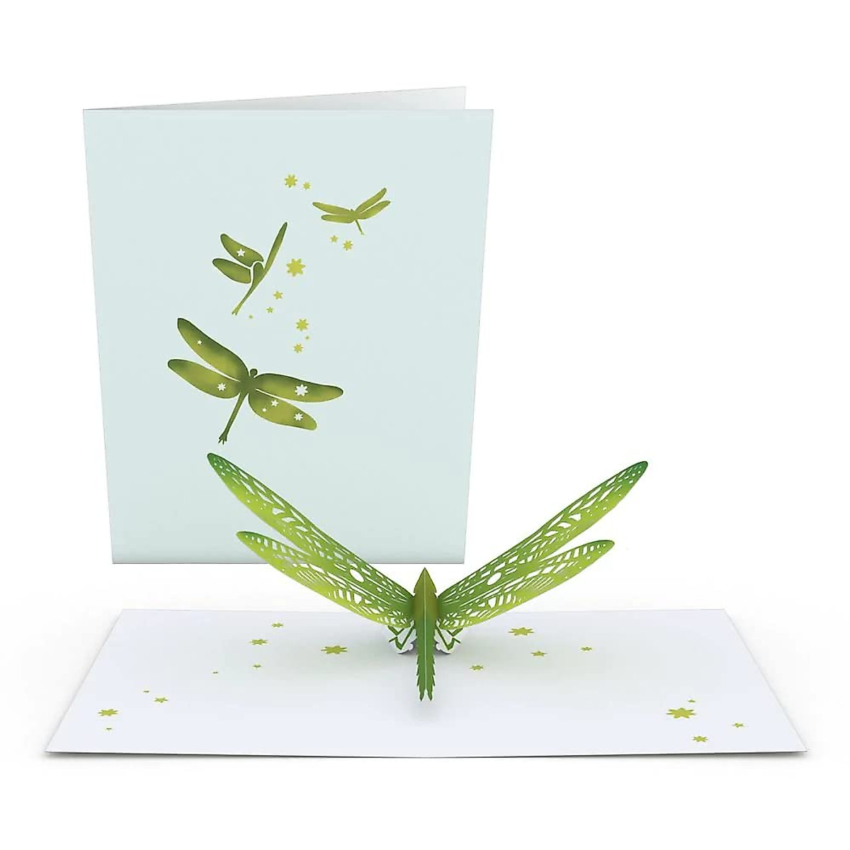 Lovepop Dragonfly Pop-Up Card – Greeting Card with Pop-Up Gift – Handcrafted 3D Pop-Up Greeting Card – Birthday Card, 3.9 x 5”