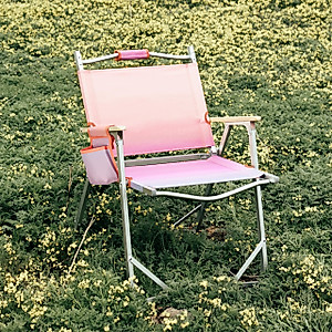 FOXCAMP Lightweight Camping Chairs | Portable Folding Chair | Beach Chair | Stylish Design with Wood Handles | Heavy Duty 330 lbs | Ultralight 5 lbs | Beach, Picnic, Concerts, BBQ