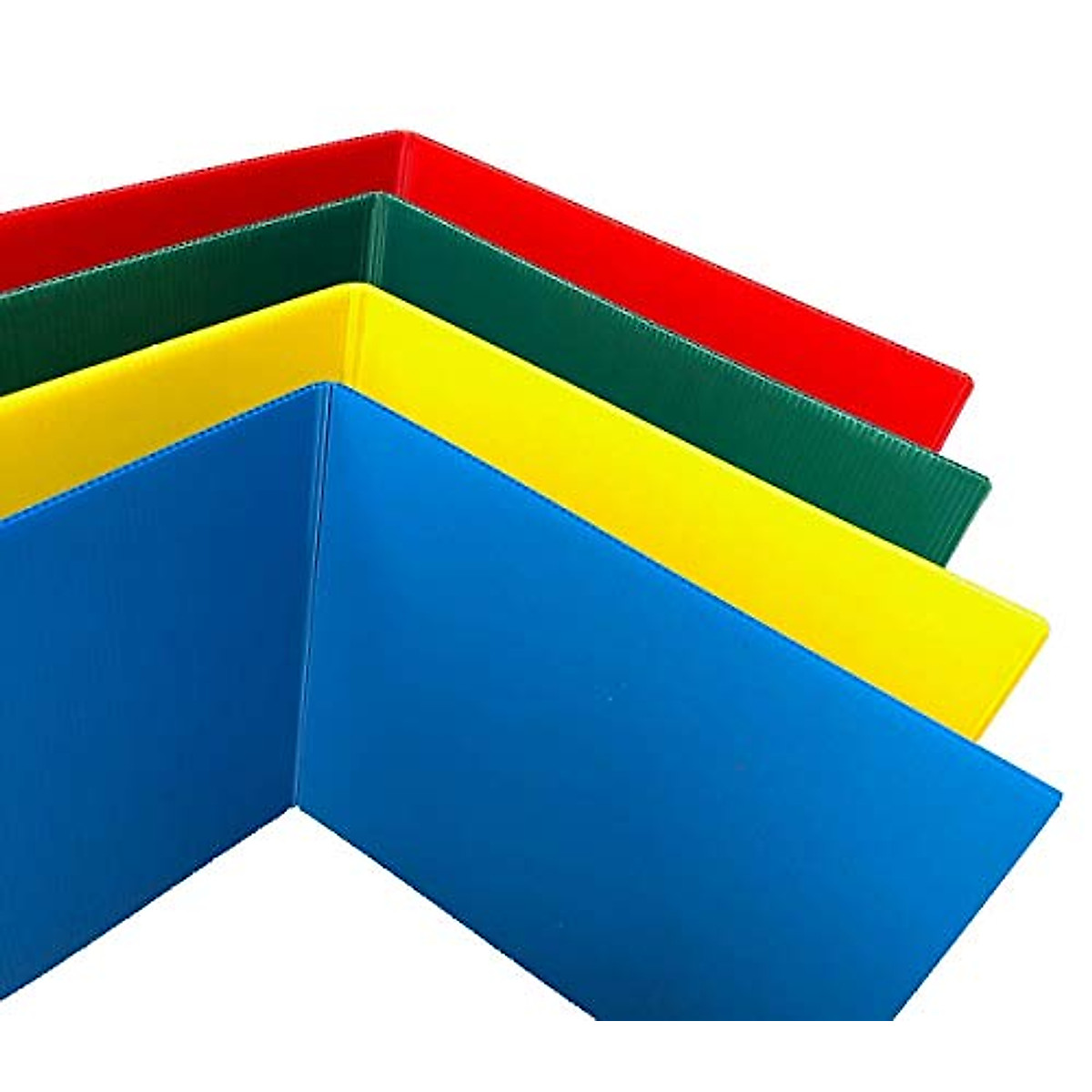 Flipside Tri-fold StudyCarrel Study Carrel, 12 x 46.5, Assorted