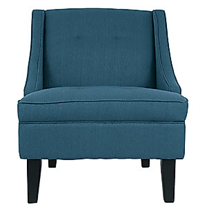 Signature Design by Ashley Clarinda Contemporary Tufted Wingback Accent Chair, Blue