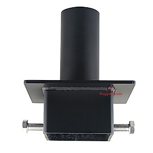 Tenon Adapter for 5 inch Square Pole - Light Pole Adapter for Slip Fit Mounts