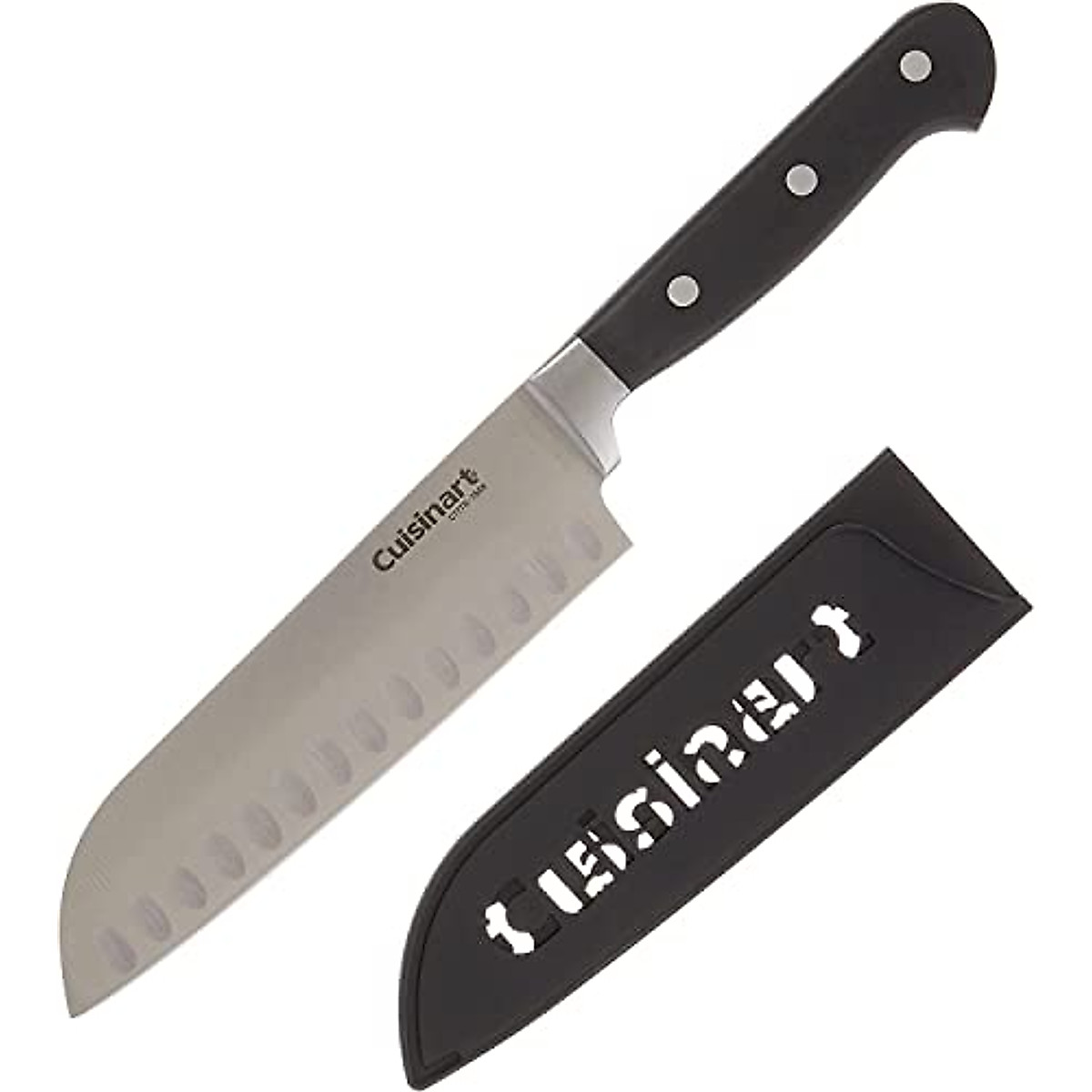 Cuisinart C77TR-7SAN Triple Rivet Collection 7" Santoku Knife, Black