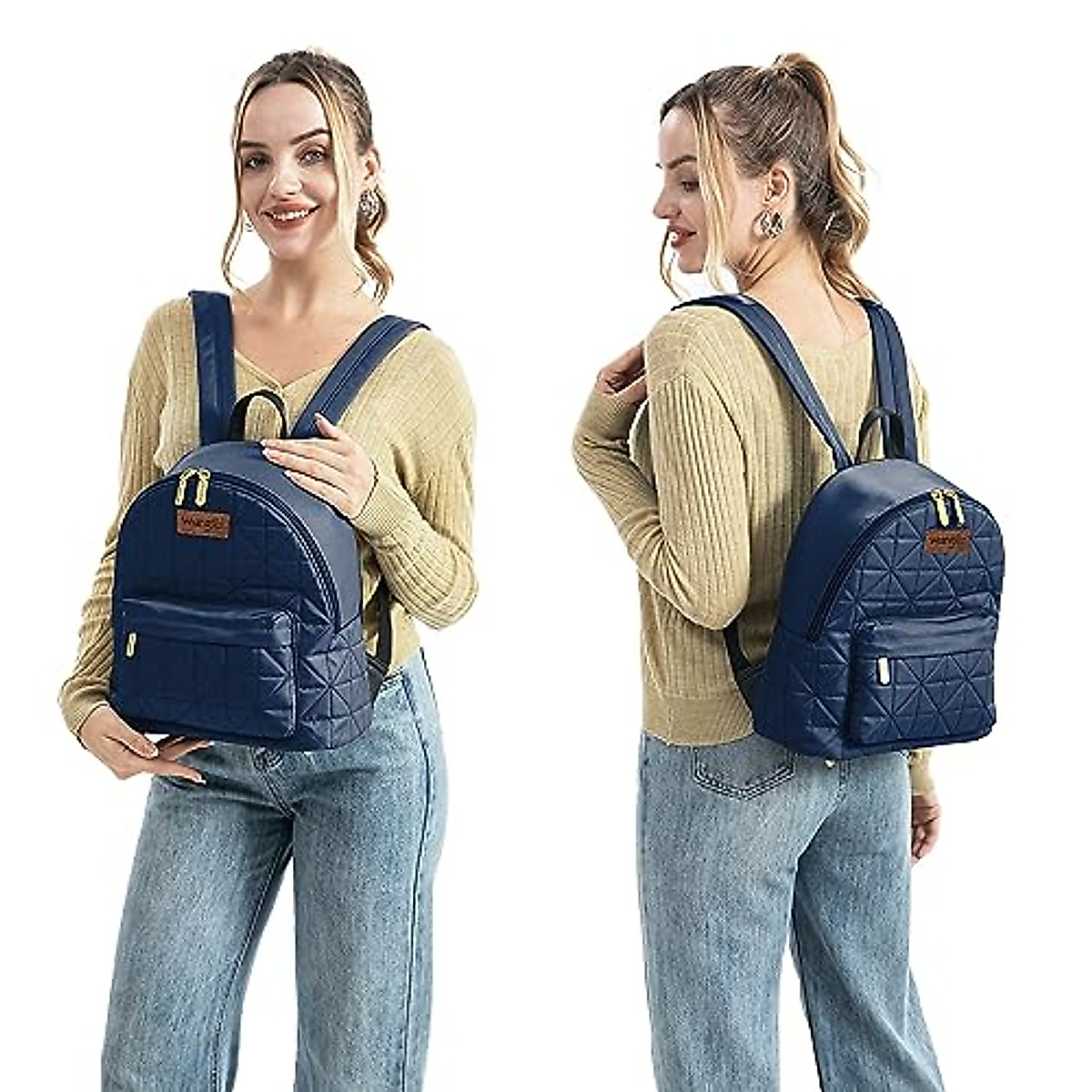 Montana West Wrangler Backpack Purse for Women Quilted Backpack for Casual Travel Trip WG38-9110NY