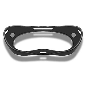 VR Headset Protective Cover Silicone Front Face Shell for Pico 4,Soft Protector Shell Skin (Black)
