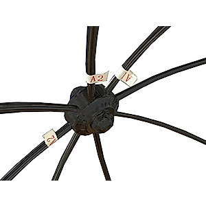 Canarm ICH282B05ORB25 Sumerside 5 Light Chandelier, Oil Rubbed Bronze