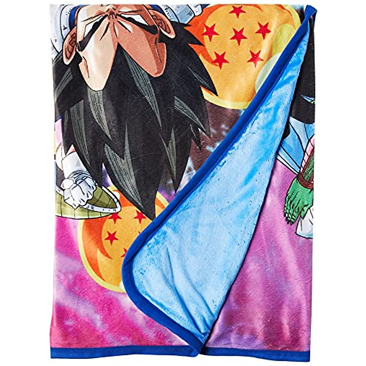 Dragon Ball Z GE-57756 Group Galaxy Polyester Throw Blanket, 46 x 60"