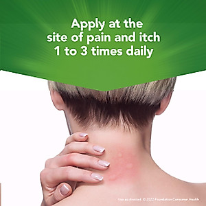 Campho Phenique Maximum Strength Antiseptic Liquid, Pain Relief and Anti-Itch Treatment, Provides Instant Relief From Bug Bites, Minor Cuts and Skin Irritations, 0.75 Oz