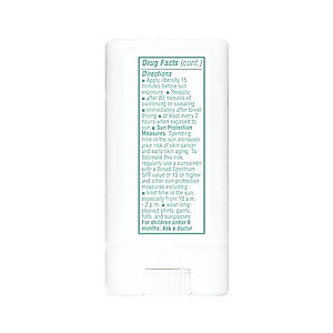 Thinksport Kids SPF 30 Mineral Sunscreen Stick, 0.64 Oz, Safe, Natural, Water Resistant Reef Safe Sunscreen for Children, Broad Spectrum UVA/UVB Sun Screen, Travel Stick for Sun Protection