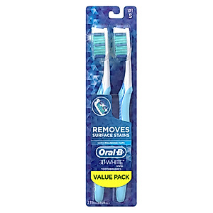 Oral-B Advantage 3D White Vivid Toothbrush Soft Twin (Pack of 3)