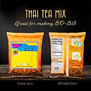 Thai Tea Mix (Pantai) 16 oz (1lb.) Thai Iced Tea Traditional Restaurant Style.
