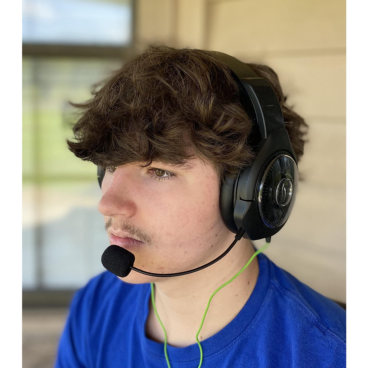 TNE Replacement 3.5mm Game Microphone Boom Mic for PDP Afterglow AG 6 Wired Gaming Headset and Turtle Beach Ear Force Headphones