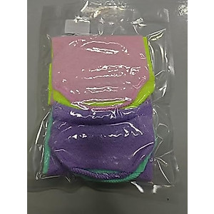 4 Pcs Exfoliating Back Scrubber with Handles,Nylon Back Exfoliator Extended Length Back Washers Stretchable Exfoliating Washcloth Pull Strap Shower Scrubber for Body Cleans Skin Massages for Women Men