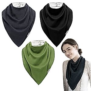 Lovjoy Large Bandana bibs For Kids 4+ Years/Special Needs Bibs/Kids, Teens & Adults (Set 02)