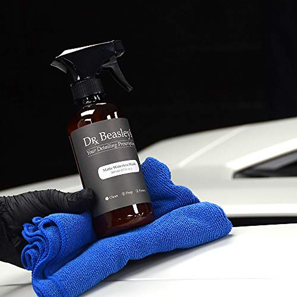 Dr. Beasley's Matte Waterless Wash - 12 oz., High Lubricity Formula, Made for All Matte Finishes, Readily Biodegradable