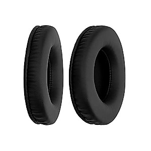 kwmobile Ear Pads Compatible with Sennheiser HD215 /HD225 /HD205 II/HD 4.40 BT Earpads - 2X Replacement for Headphones - Black