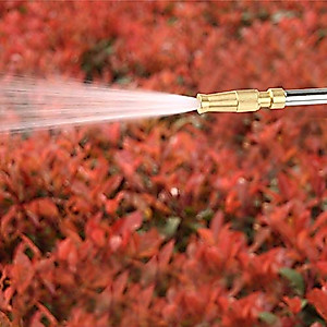 Hydro Jet High Pressure Power Washer, Pressure Washer Gun with Garden Hose End, Glass Window Cleaning Sprayer Extendable Garden Car Water Washing, Hydrojet Washer Nozzle (Adjustable Type + Fan Type)