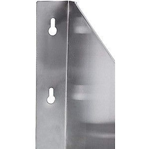 Express KitchQuip Premium Quality Stainless Steel Wall Shelf with Side Guards | Commercial Metal Shelving | | NSF Certified | (48" Long x 12" Deep)