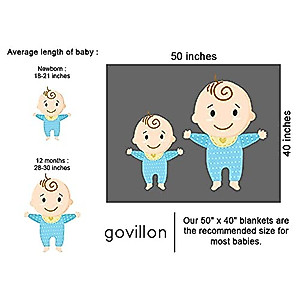 Farnodbaby Personalized Baby Milestone Blanket 50x40 Boy Girl Unisex Safari, Customized Milestone Blanket, Monthly Milestone Blanket, Baby Photo Prop Blanket, Custom Milestone Blanket, Baby Age Chart