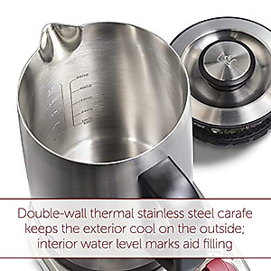 Wolf Gourmet True Temperature Electric Kettle, 1.5 Liter Capacity, WGKT100S