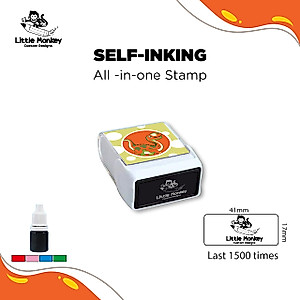 Custom Name Stamp, Name Stamp for Clothing Kids, Personalized Stamps, Clothing Stamp for Kids Clothes, Name Stamps Self Inking Personalized, 32 Designs to Choose