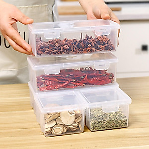 Deals of The Day Clearance, Food Storage Containers with Leakproof & Airtight Locking Lids, Plastic Food Containers with Lids for Kitchen Storage and Organization