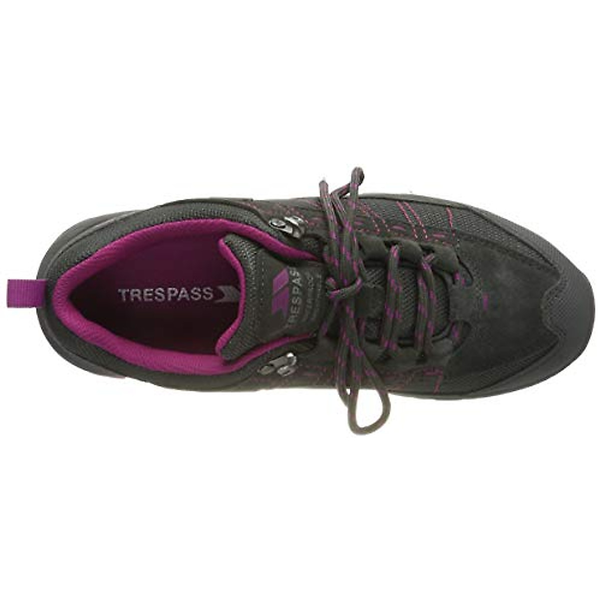 Trespass Rise Hiking Women's Scree Low Cut Walking Boot, Black Castle CSL, 9