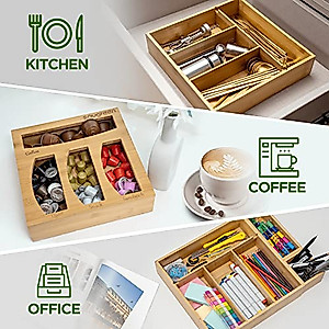 Snugreen Ziplock Bag Organizer, Food Storage Bag Organizer, Plastic Bag Organizer for Drawer, Baggie Dispenser Compatible with Ziploc, Solimo, Glad, Hefty for Gallon, Quart, Sandwich and Snack Bags