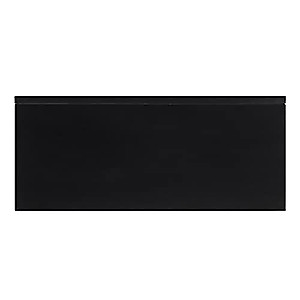 SEI Furniture Holly & Martin Frescan Electric Fireplace, New Black