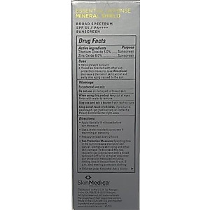 SkinMedica Essential Defense Mineral Shield SPF 35 Sunscreen for Face. This Lightweight, Facial Sunscreen is Ideal for Oily and/or Combination Skin, 1.85 Oz