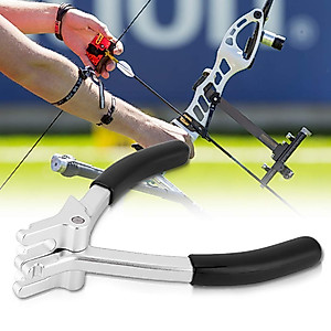 Archery Plier D Loop Plier, Multi function Pliers D Loop Pliers Copper Buckle Pliers Clamping Archery Bow Hunting Repair Tools
