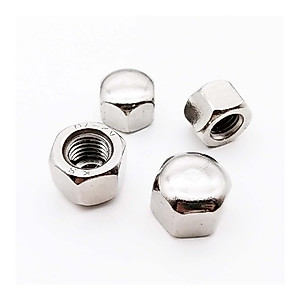 20pcs 304 Stainless Steel Hex Hexagon Decor Short Low Cover Cap Acorn Nut M3 M4 M5 M6 M8 (Size : M8-20pcs)