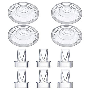 Nanawawa Duckbill Valve and Silicone Diaphragm,Compatible with momcozyS9/S12/S9pro/S12pro/TSRETE，Pump Parts/Accessories (10 Piece Set)