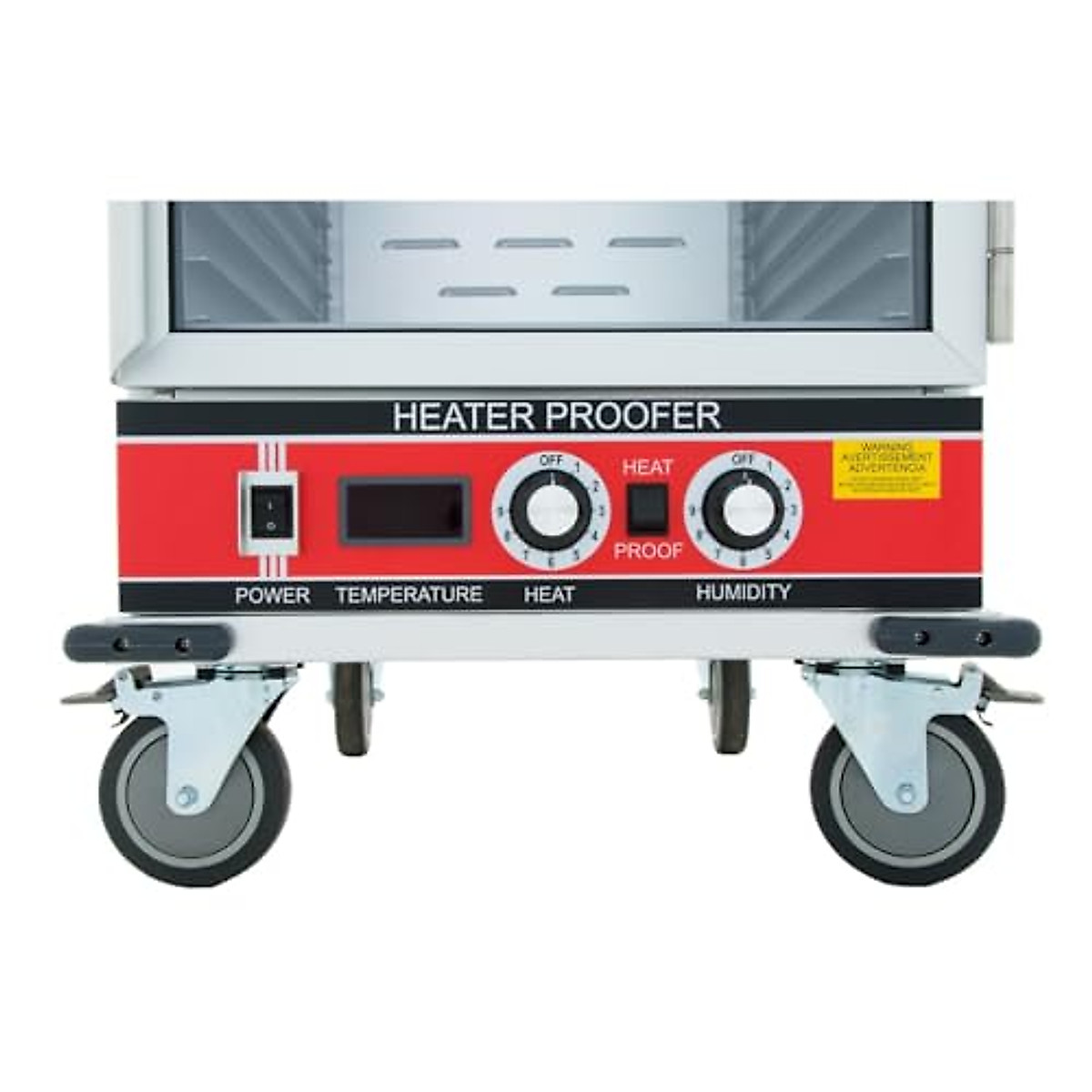 EMPURA Full-Size HPC Heated Holding/Proofing Cabinet | Heavy Duty Mobile Full Height Non-Insulated Food Warmer for Bakery Hotel | LED Thermometer, 36 Full-Size Pan Capacity, Aluminum, 1500W, 120V