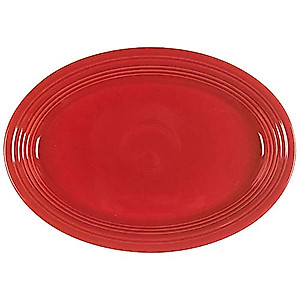 Homer Laughlin Fiesta Scarlet 13" Oval Serving Platter