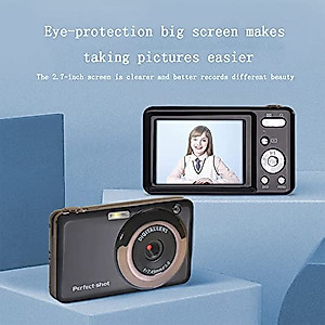 Digital Cameras for Photography, 1080p 48MP Vlogging Camera with 3 Inch LCD Screen, 8X Zoom Compact Portable Mini Rechargeable Camera, Point and Shoot Digital Cameras