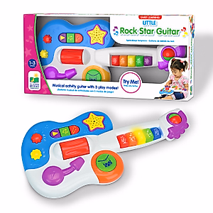 The Learning Journey: Little Rock Star Guitar - Baby & Toddler Toys & Gifts for Boys & Girls Ages 12 months and Up - Award Winning Toy, Multi (157749)