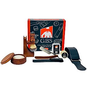 G.B.S Complete Men’s Wood Shaving Set